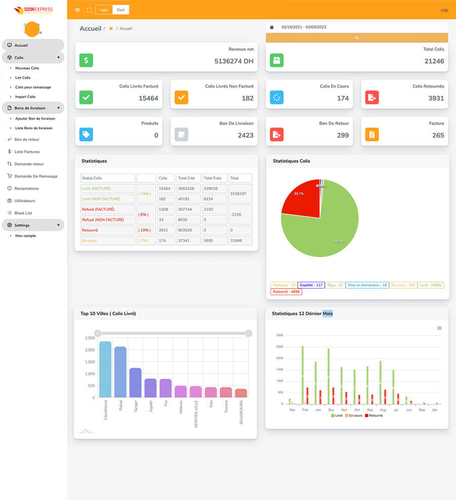 Accueil - Ozon Express